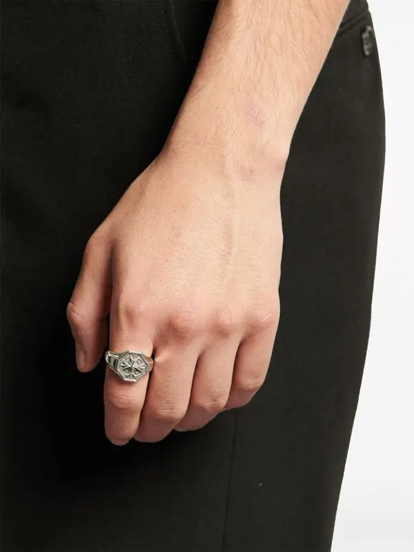Emanuele Bicocchi Logo Crest Signet Ring