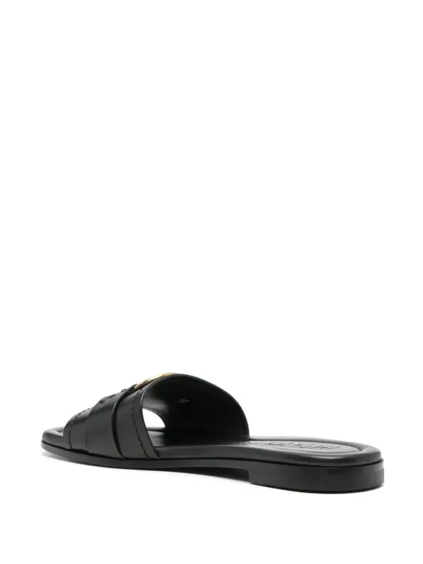 Moncler Bell Leather Slides