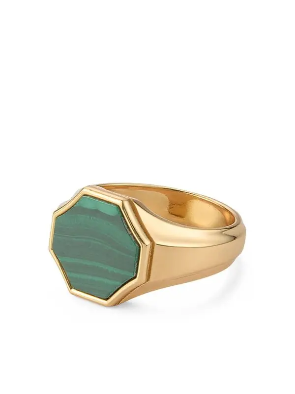 Emanuele Bicocchi Hex Signet Ring - Gold