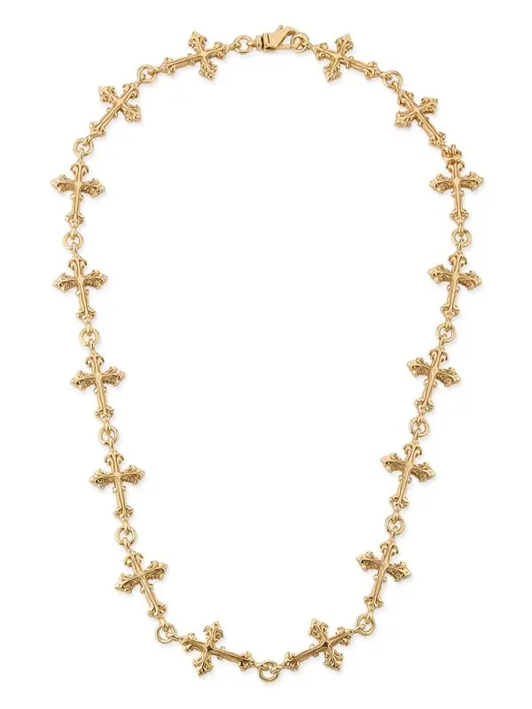 Emanuele Bicocchi Avelli Multi-cross Necklace - Gold