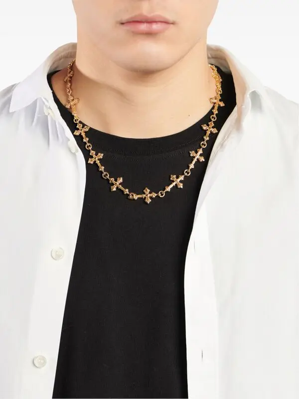 Emanuele Bicocchi Avelli Multi-cross Necklace - Gold