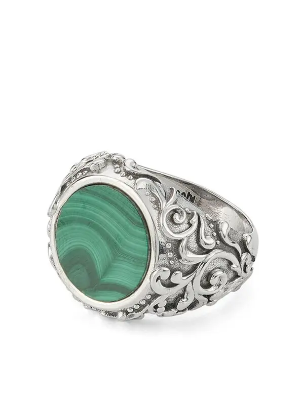 Emanuele Bicocchi Arabesque Malachite Ring