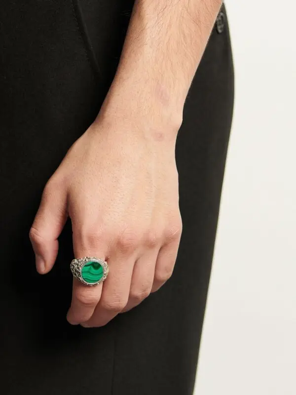 Emanuele Bicocchi Arabesque Malachite Ring
