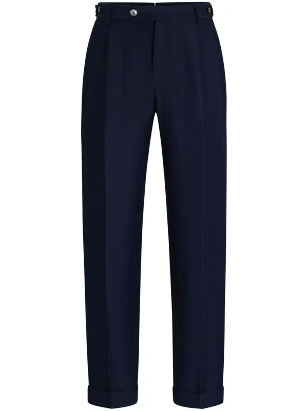 BOSS Pleated Tapered Trousers