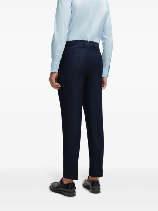 BOSS Pleated Tapered Trousers