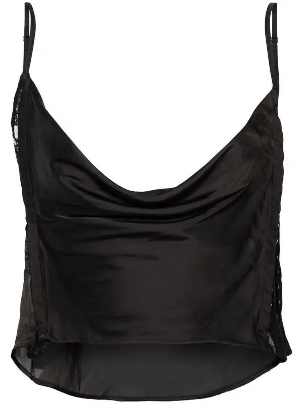 Y/project Sheer-lace Draped Top
