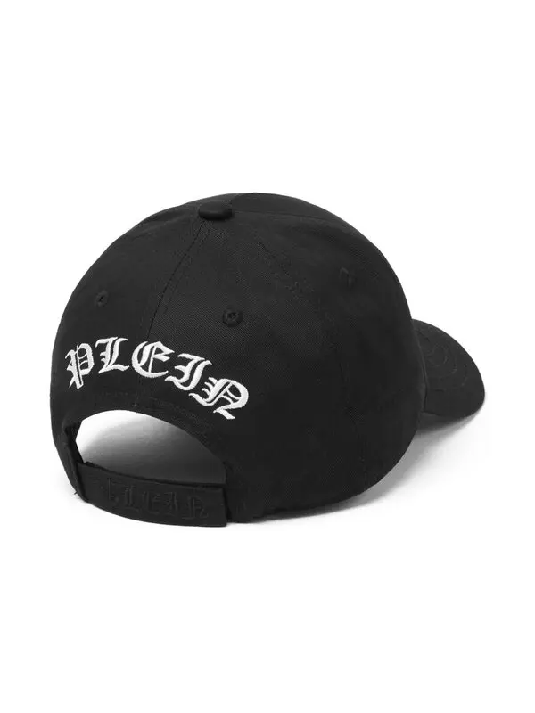 Philipp Plein Logo-embroidered Cap - Black
