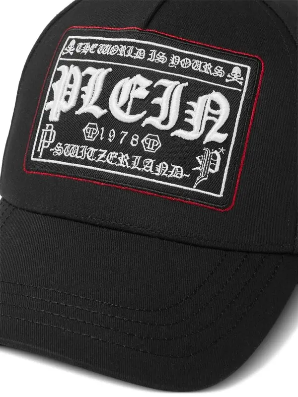 Philipp Plein Logo-embroidered Cap - Black