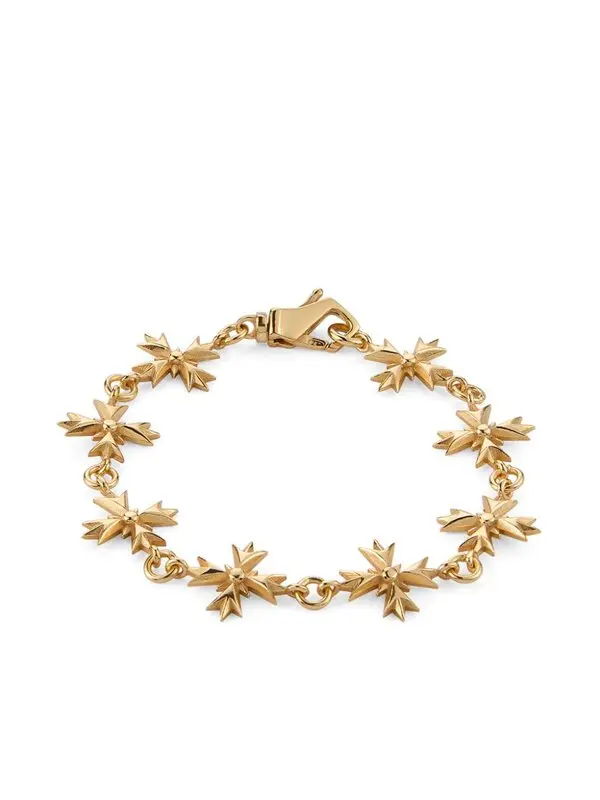 Emanuele Bicocchi Crest Sterling-silver Chain Bracelet - Gold