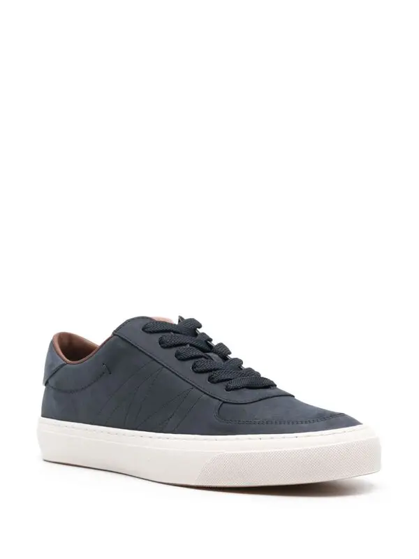 Moncler Monclub Leather Sneakers - Blue