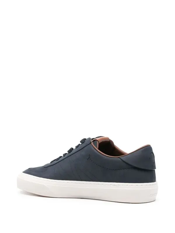 Moncler Monclub Leather Sneakers - Blue