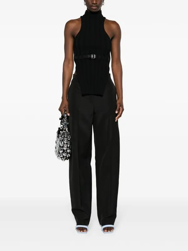 Alexander Wang Slit-detail Tapered Trousers
