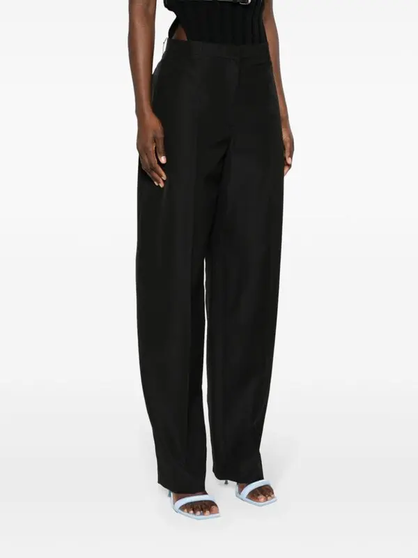 Alexander Wang Slit-detail Tapered Trousers