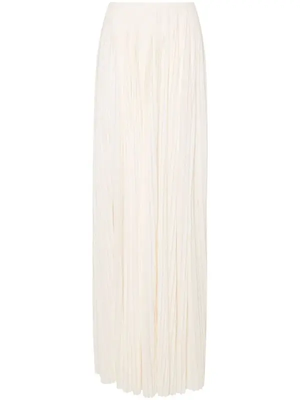 Saint Laurent Pleated Maxi Skirt