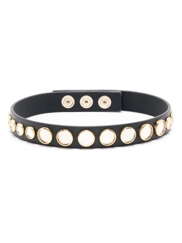 Patrizia Pepe Micro Mirrors Choker - Black