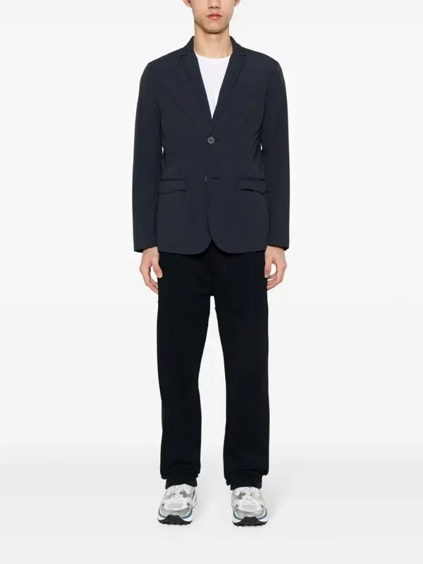 Herno Light Matt Crepe Blazer - Blue