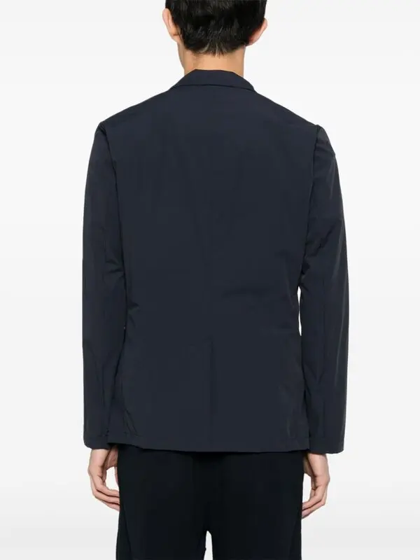 Herno Light Matt Crepe Blazer - Blue