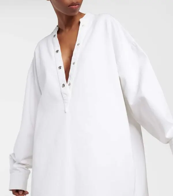Khaite Seffi Cotton Shirt Dress