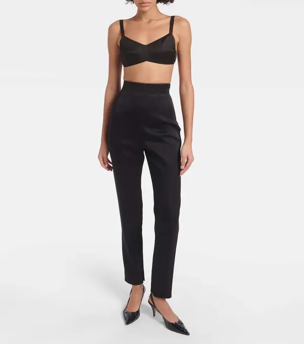 Khaite Knox Silk Bralette