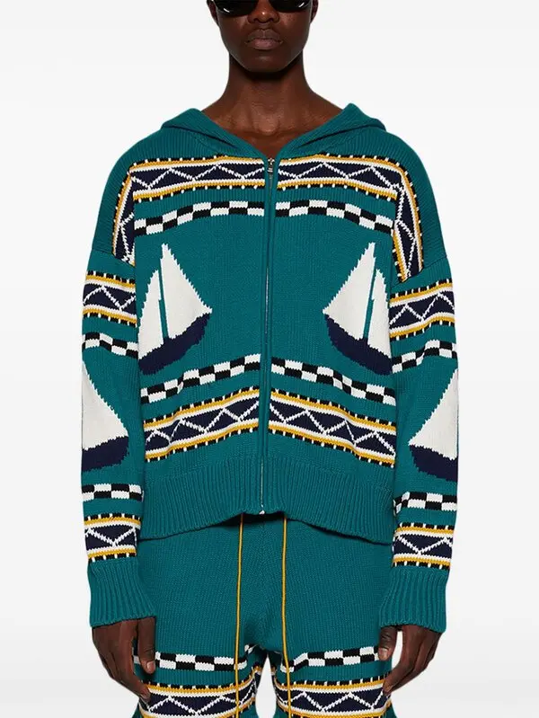 Rhude Bateau Zip-up Hoodie