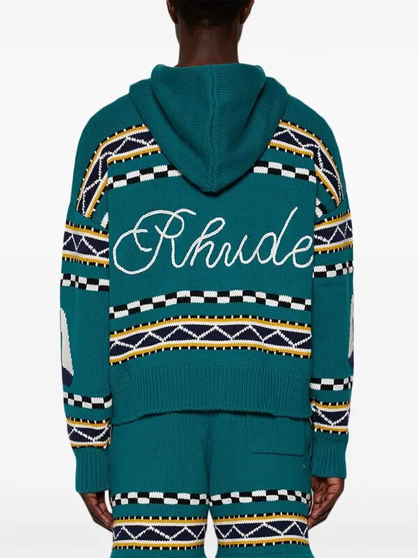 Rhude Bateau Zip-up Hoodie