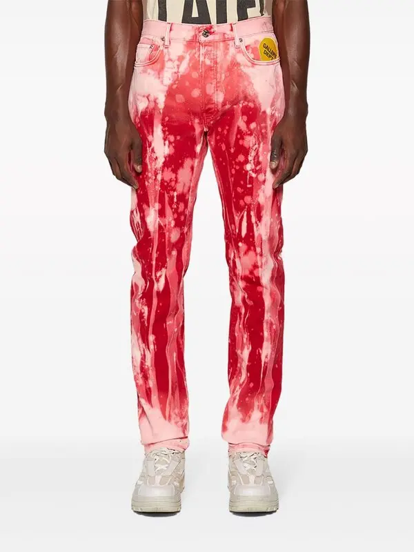 GALLERY DEPT. Biscayne Tie-dye Jeans - Red