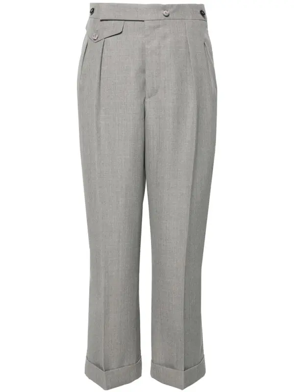 Victoria Beckham High-waist Tailored Trousers - Grey