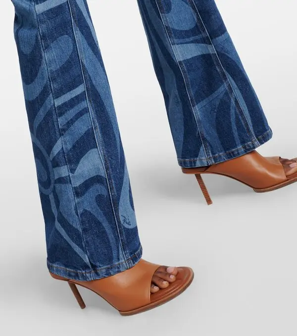 Emilio Pucci Marmo Denim Jumpsuit - Blue