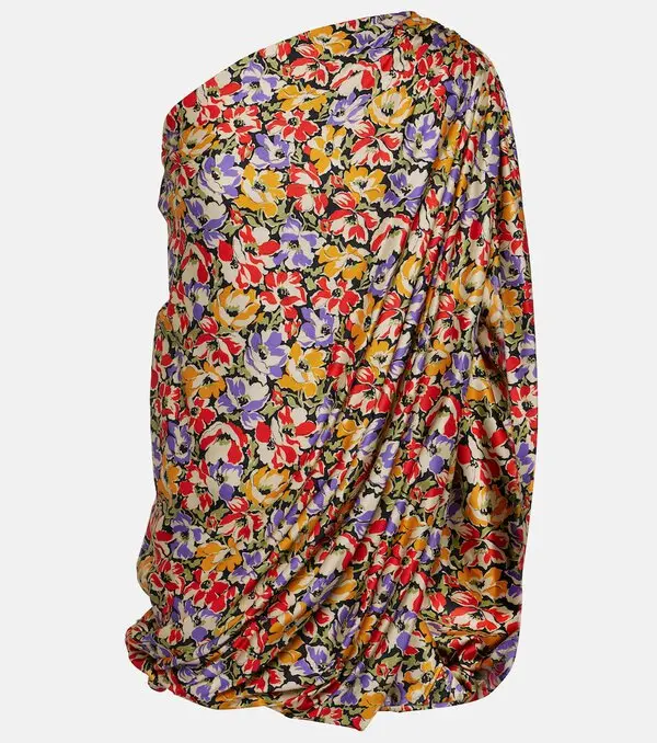 Stella McCartney Floral One-shoulder Minidress - Multicoloured