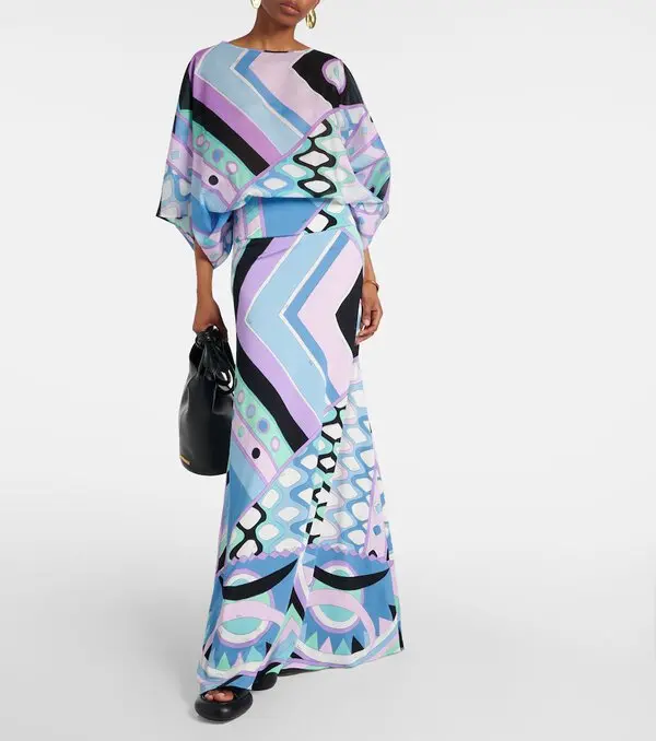 Emilio Pucci Vivara Maxi Skirt - Multicoloured