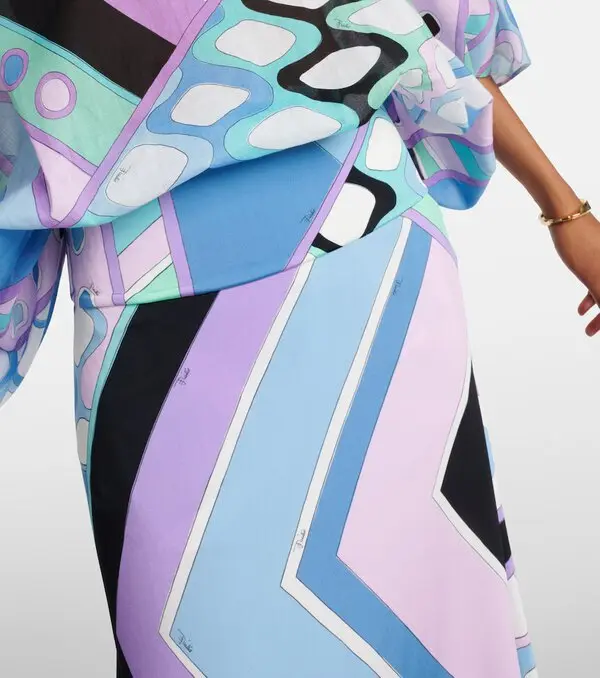 Emilio Pucci Vivara Maxi Skirt - Multicoloured
