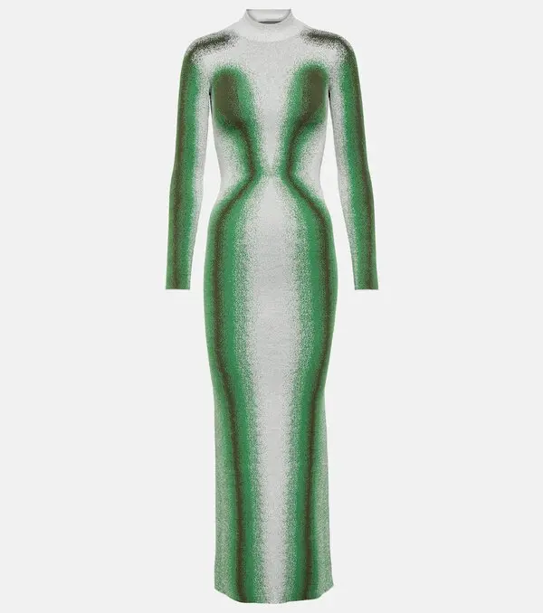 Y/project Printed Knit Maxi Dress