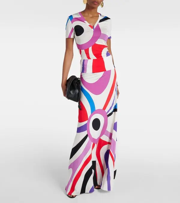Emilio Pucci Marmo T-shirt - Multicoloured