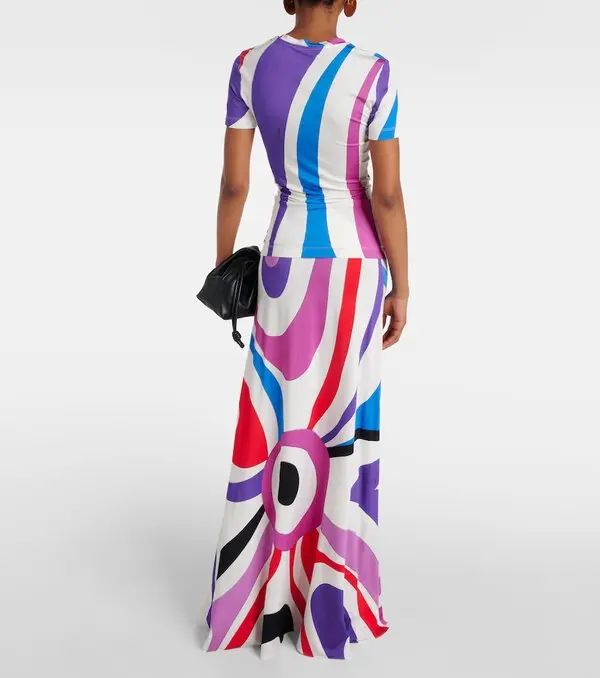 Emilio Pucci Marmo T-shirt - Multicoloured