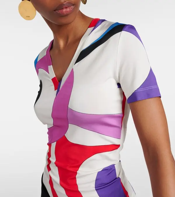 Emilio Pucci Marmo T-shirt - Multicoloured
