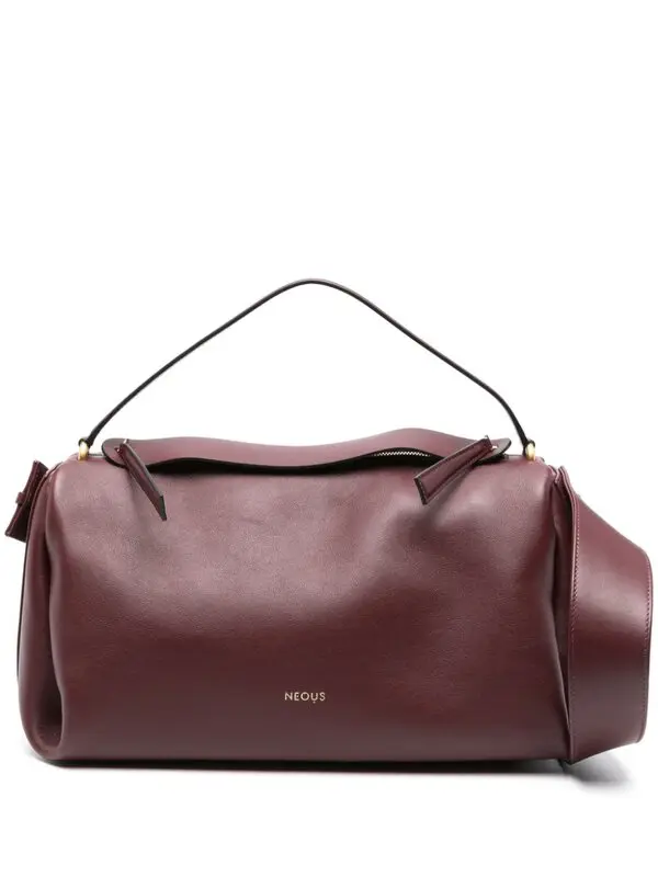 NEOUS Scorpius Leather Tote Bag - Red