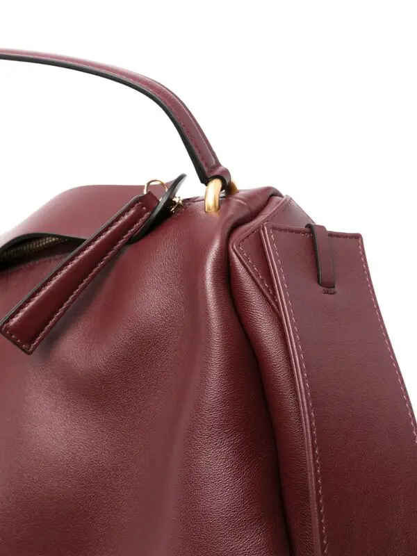 NEOUS Scorpius Leather Tote Bag - Red