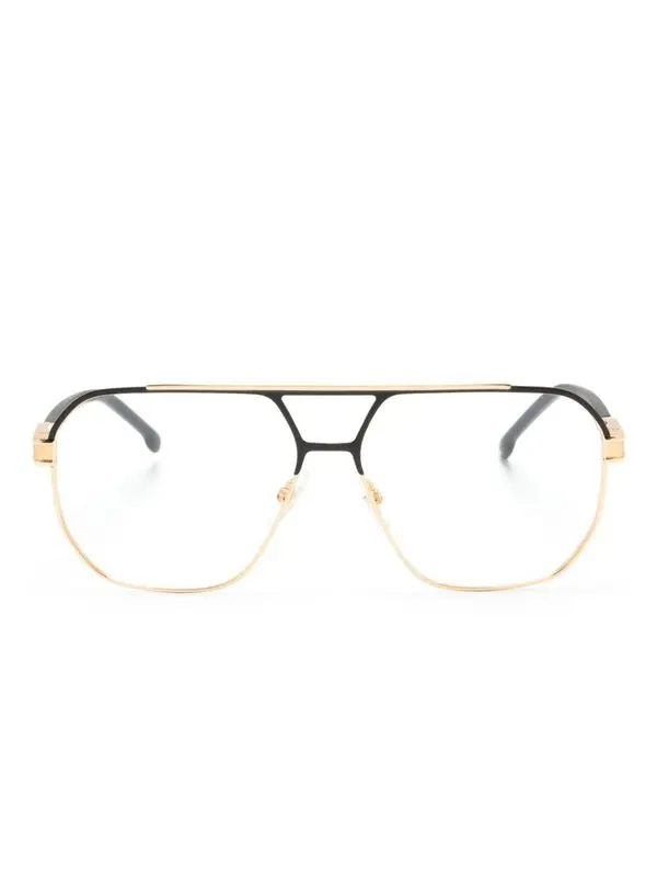 Carrera Eyewear Navigator-frame Glasses - Gold