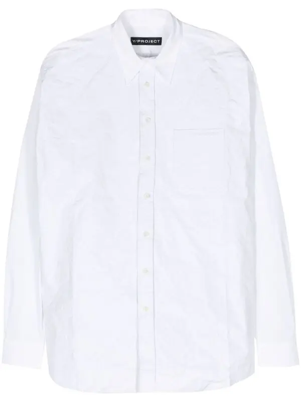 Y/project Scrunched Cotton Shirt