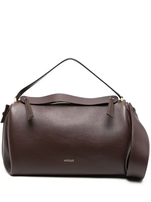 NEOUS Scorpius Leather Tote Bag - Brown