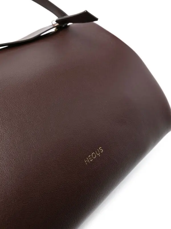 NEOUS Scorpius Leather Tote Bag - Brown