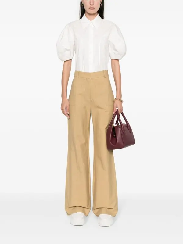 Chloé Embroidery-detail Poplin Shirt