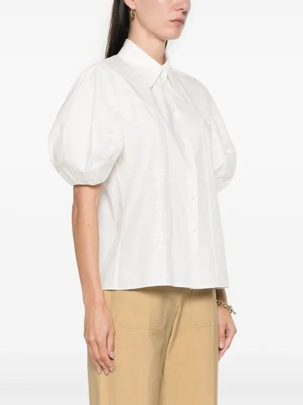 Chloé Embroidery-detail Poplin Shirt