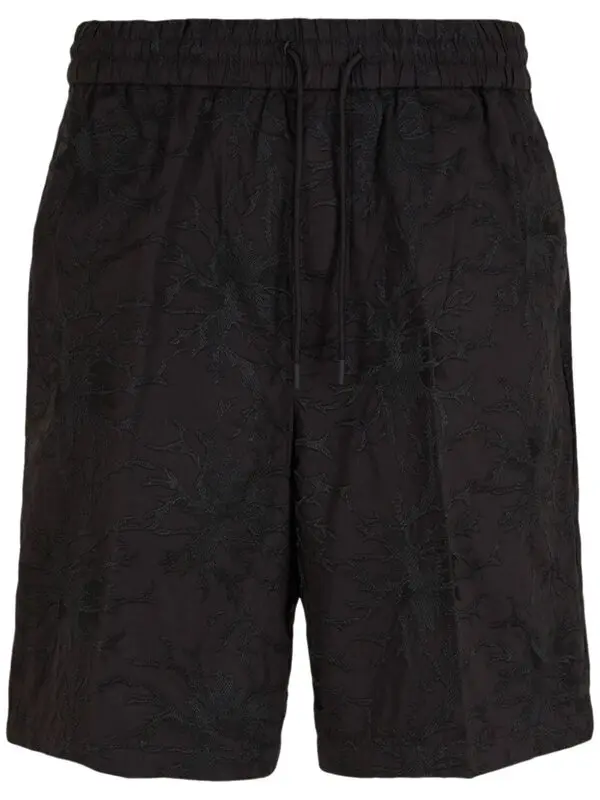 Emporio Armani Embroidered Track Shorts