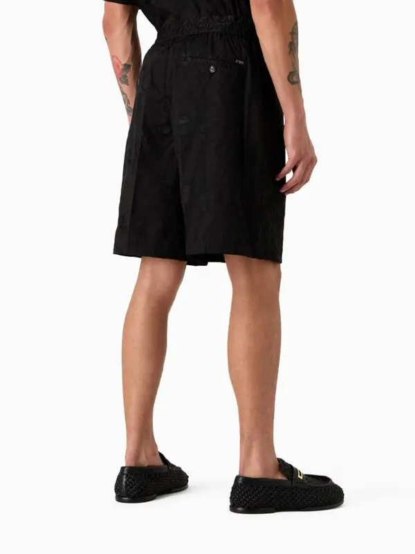 Emporio Armani Embroidered Track Shorts