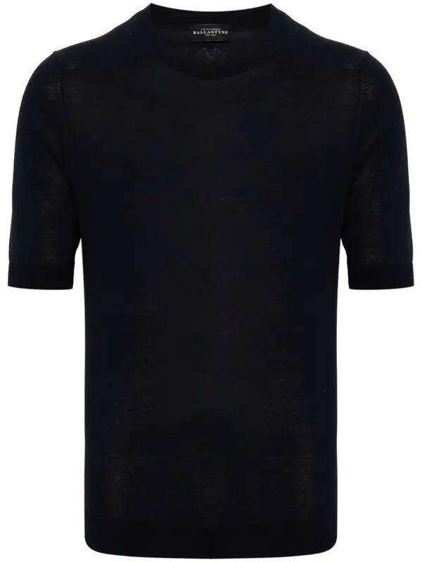 BALLANTYNE Ribbed-trim T-shirt