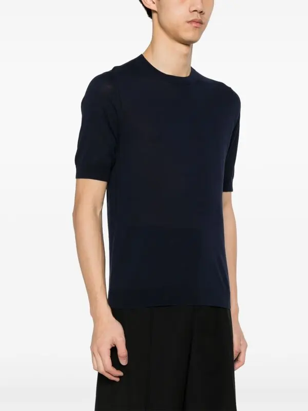 BALLANTYNE Ribbed-trim T-shirt