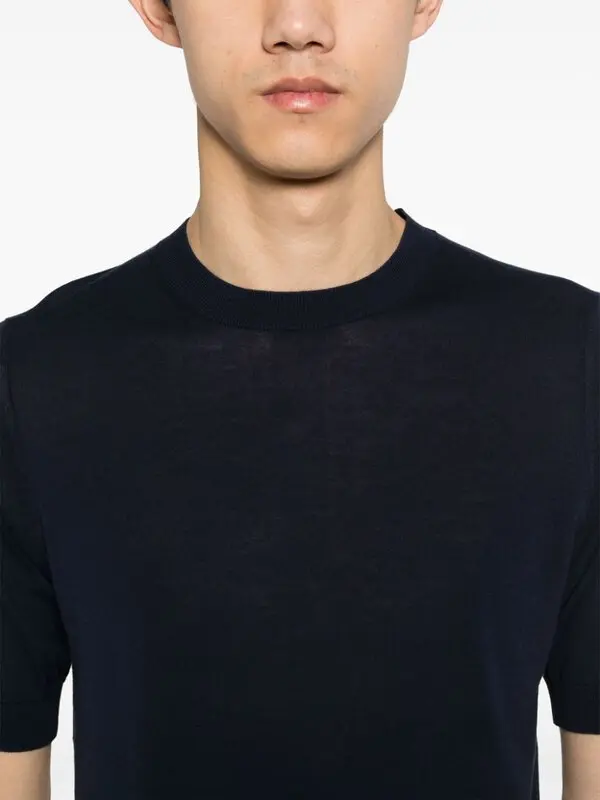 BALLANTYNE Ribbed-trim T-shirt