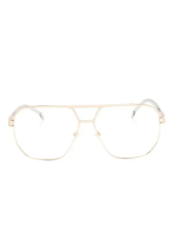Carrera Eyewear Logo-engraved Aviator Glasses - Gold