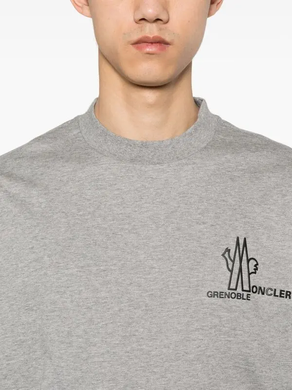 Moncler Logo Appliqué Cotton Sweatshirt